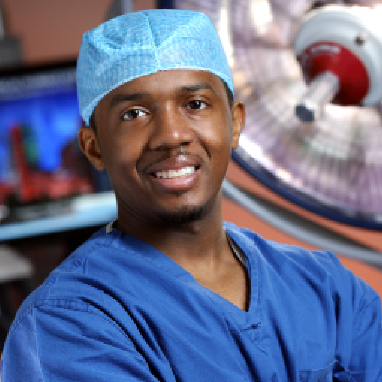 A Local Hero in Blue Scrubs | Johns Hopkins Medicine