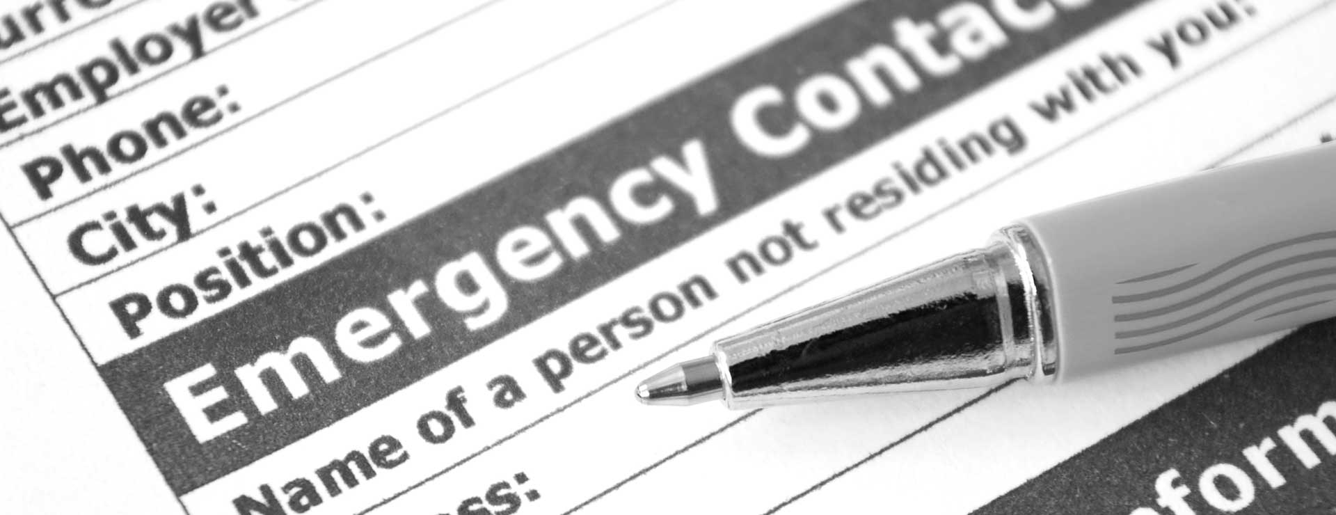 Emergency Information Form | Johns Hopkins Medicine